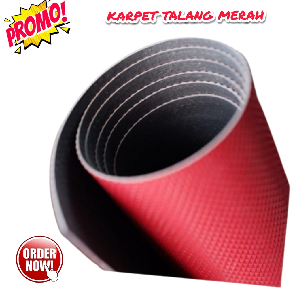 Jual Kain Karpet Talang Atap Anti Bocor Merah Hitam 90cm per meter ...