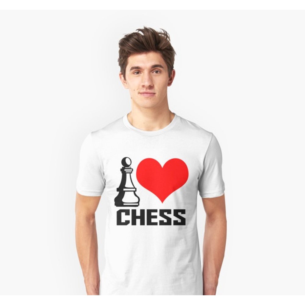 Jual Tshirt / Kaos / Baju I Love Chess | Shopee Indonesia