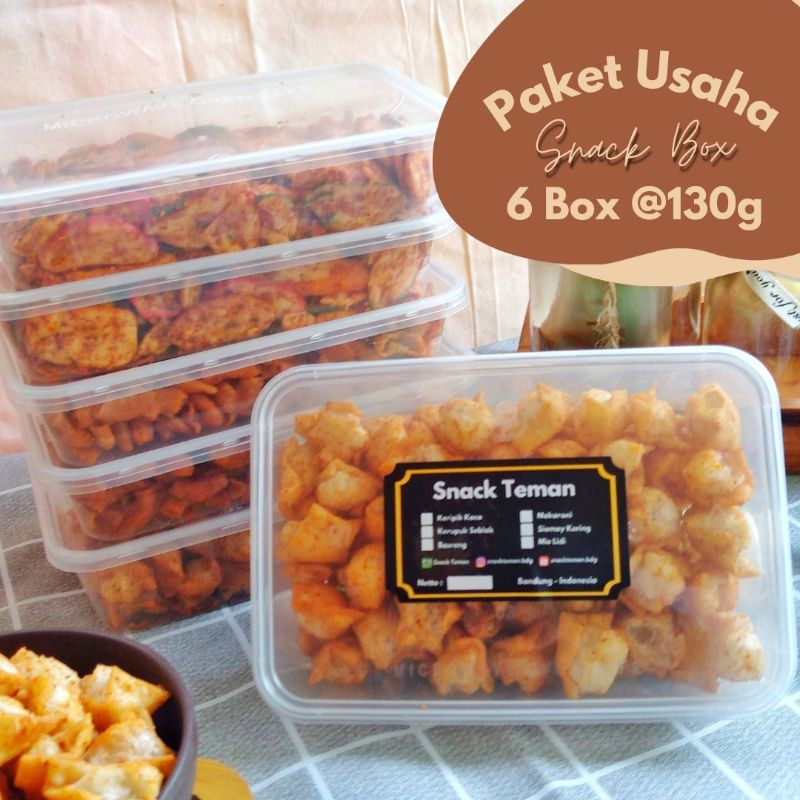 Jual Paket Usaha Reseller Jajanan Cemilan Kemasan Box | Shopee Indonesia