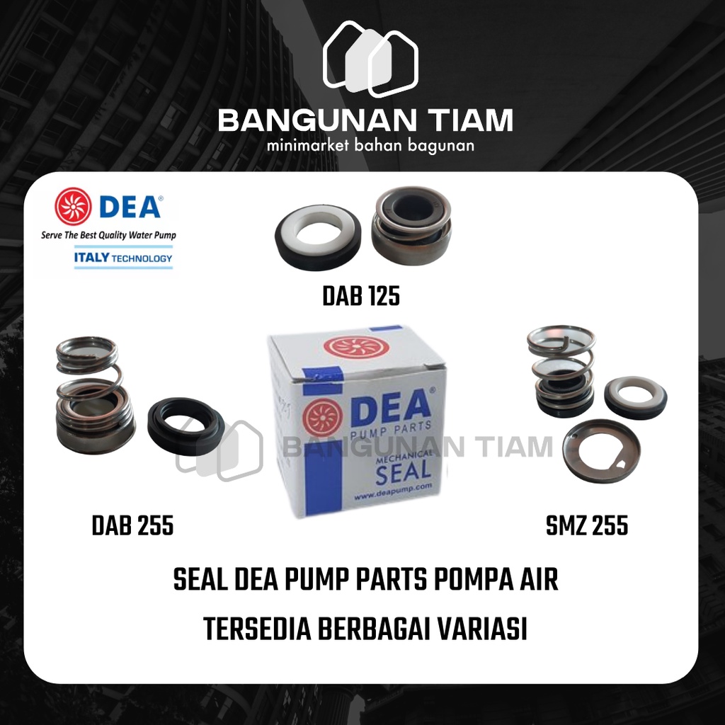 Jual SEAL DEA DAB 125, DAB 255, SMZ 255 ASLI 100% ORI PUMP PARTS POMPA AIR ~ MECHANICAL SEAL ...