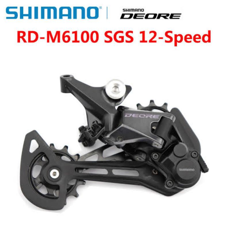 Shimano Deore 12s RD-M6100 Rear Derailleur 1x12-speed, 53% OFF