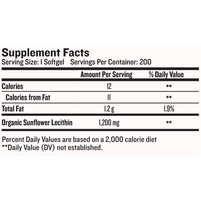 Jual Organic Sunflower Lecithin 1200 mg. Pelancar Asi Legendary Milk ...