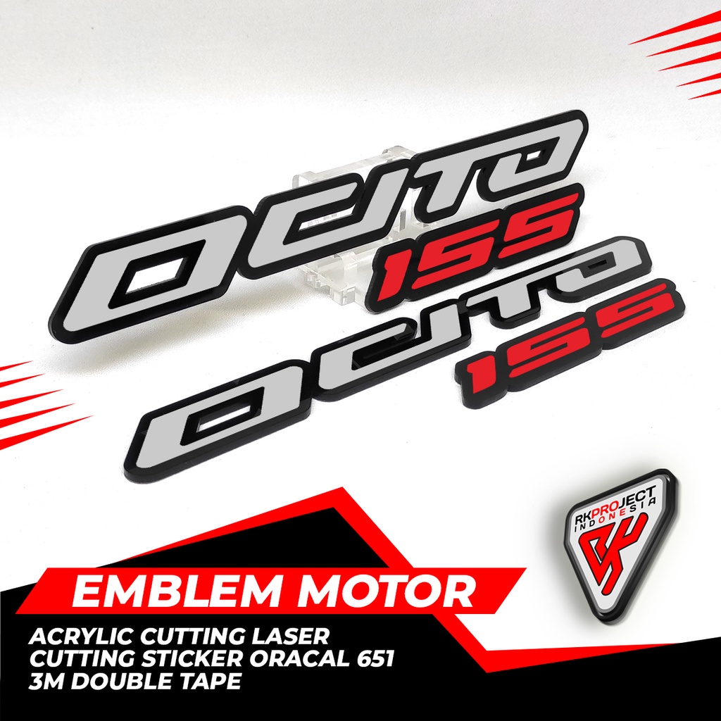 Jual OCITO STICKER TIMBUL EMBLEM MOTOR VARIASI 3D YAMAHA NMAX | Shopee ...