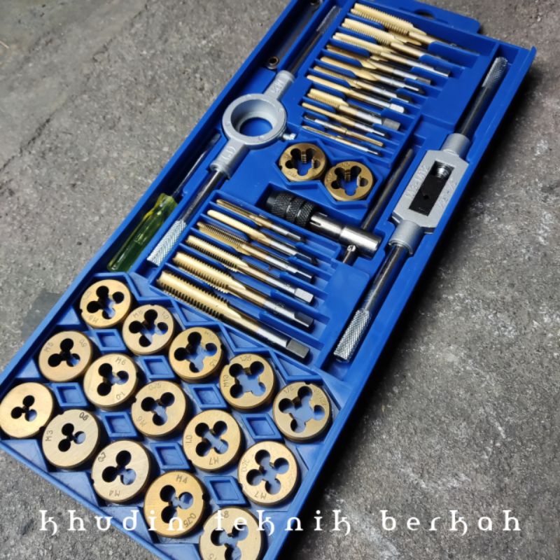 Jual Tap And Die Tap Senai Set 40 Pcs Tap dan Senai Set Drat | Shopee ...