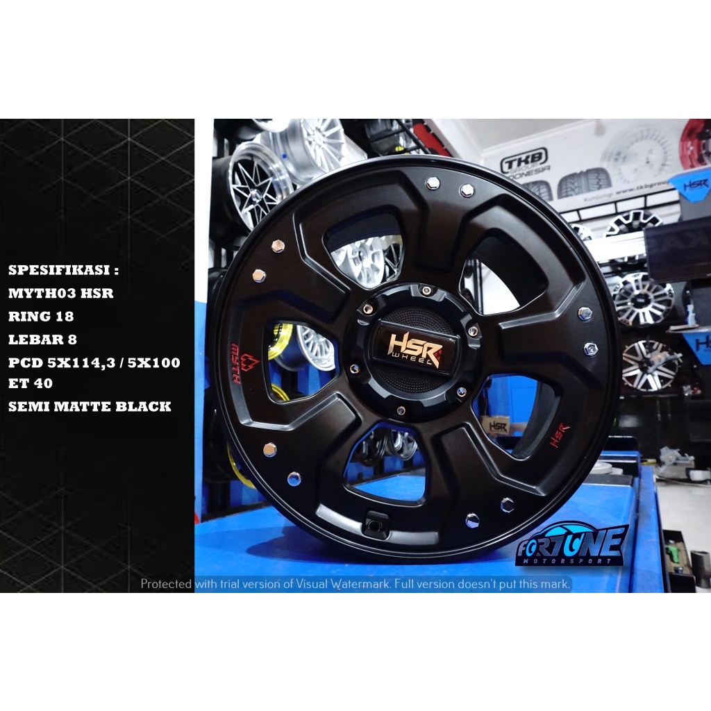 Jual VELG RUSH TERIOS XPANDER INNOVA RING 18 TERBARU HSR MYTH03 OFFROAD ...