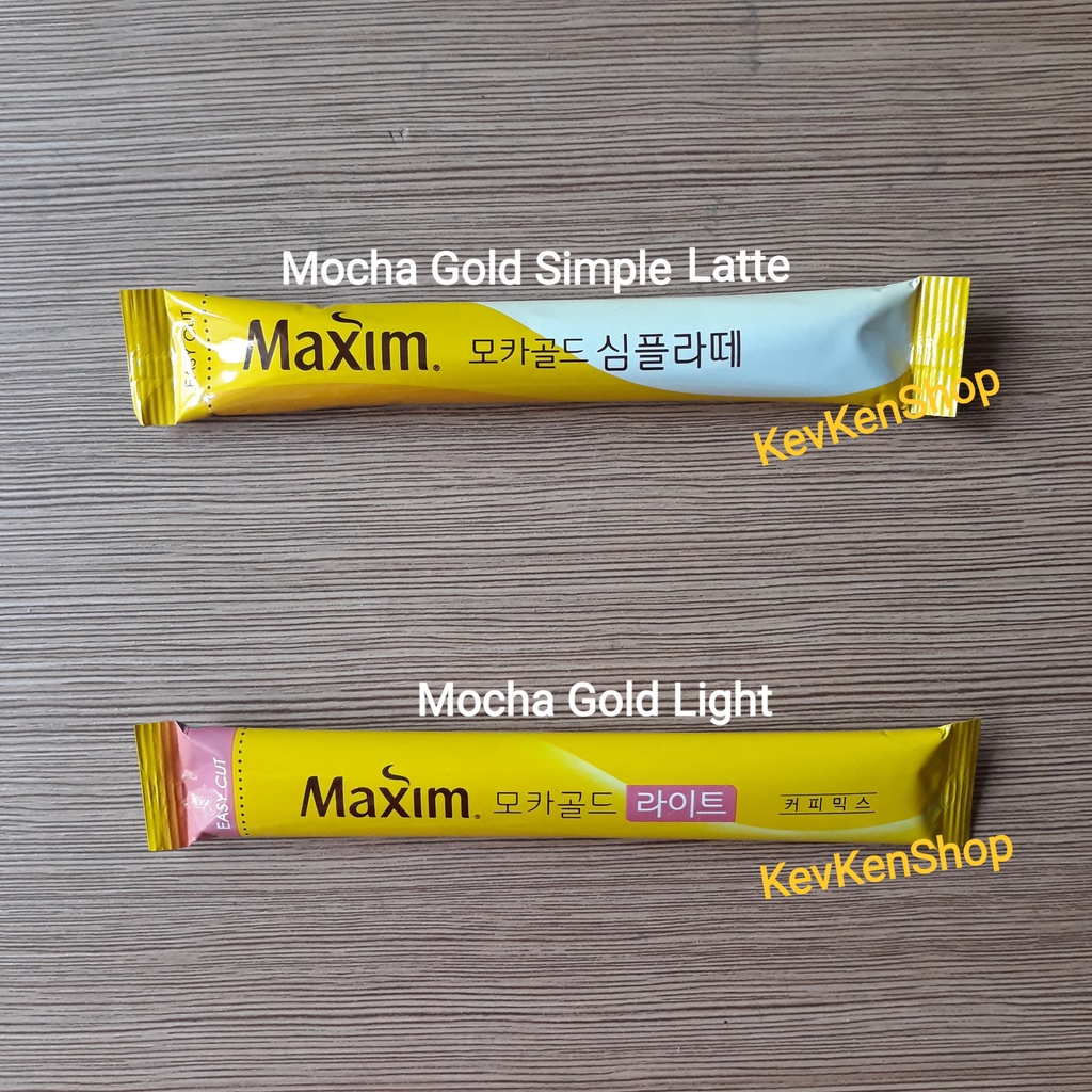 Jual Kopi MAXIM Coffee Korea Mocha Gold Light atau Simple Latte ...