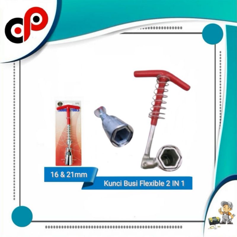 Jual Kunci Busi 2 In 1 (16 MM & 21 MM Jadi 1) | Shopee Indonesia