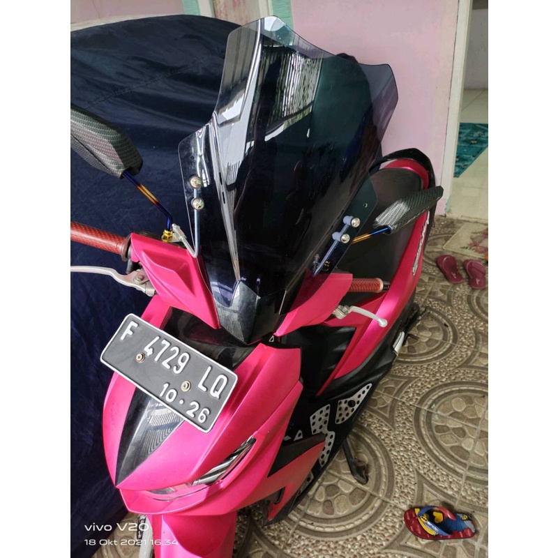 Jual Windshield Winsil Visor Penahan Angin Yamaha Mio M3 Fino Soul GT ...