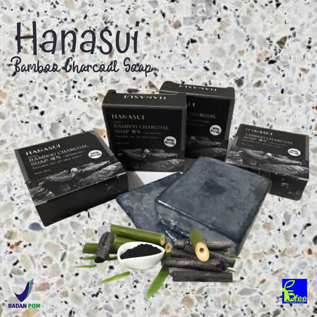 Jual [ BAMBOO CHARCOAL ] HANASUI BAMBOO CHARCOAL SOAP BPOM - SABUN ...