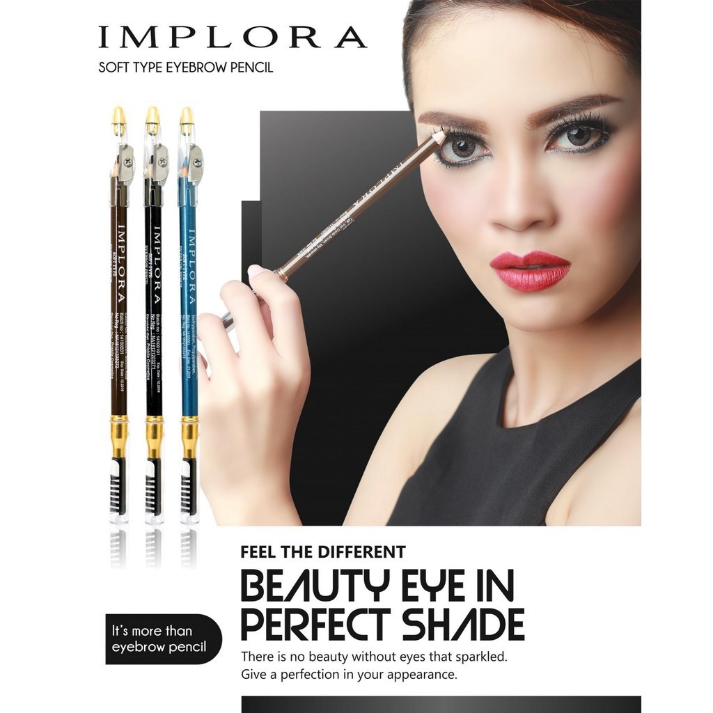 Jual Implora Eyebrow Pencil | Shopee Indonesia