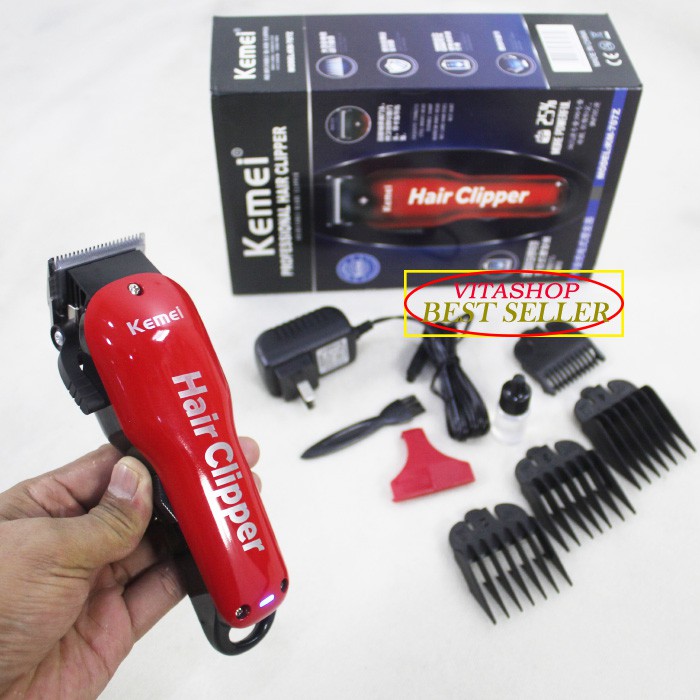 Jual Mesin alat cukur rambut Kemei KM-707z Hair Trimmer Rechargeable ...