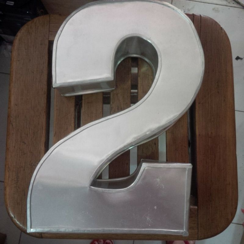Jual loyang karakter angka 2 besar ukuran 25 dan 20 cm | Shopee Indonesia