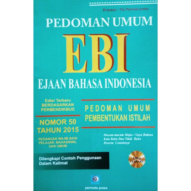 Jual BUKU PEDOMAN UMUM EBI Ejaan Bahasa Indonesia. | Shopee Indonesia