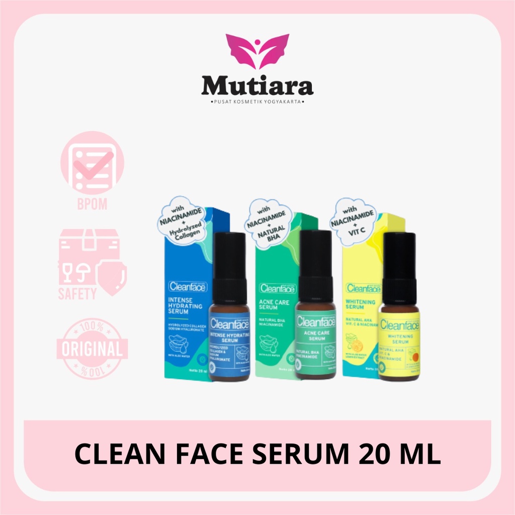 Jual CLEANFACE SERUM 20 ML | Shopee Indonesia
