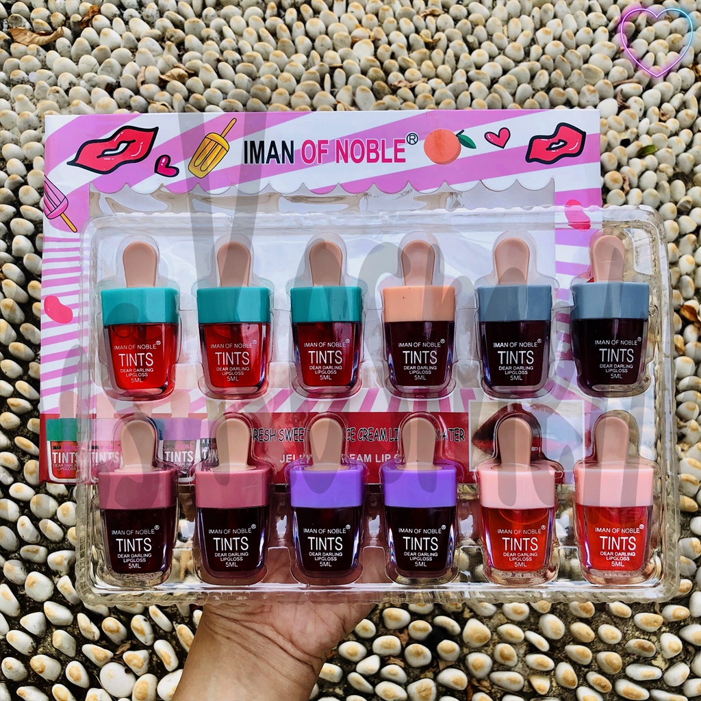 Jual LIPTINT ICE CREAM CHANGEFUL LIP TINT GLOSS iman of noble DEAR ...
