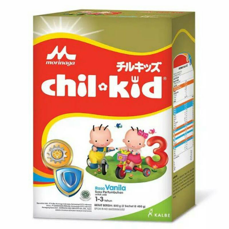 Jual Morinaga Chil Kid 3 Vanila 400 gr | Shopee Indonesia