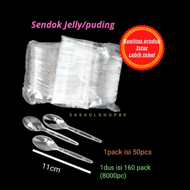 Jual Sendok Plastik Kecil Bening / Sendok Teh Plastik / STG Sendok ...