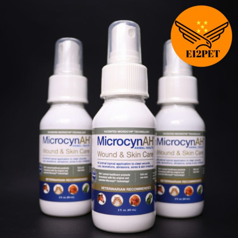 Jual MicrocynAH Wound & Skin Care 60ml Obat Spray Luka Iritasi Semua ...