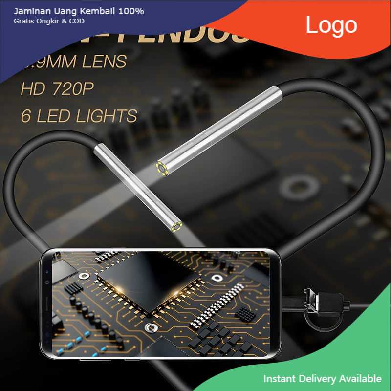 Jual Soft Wire 3 in 1 720P Endoscope - 3.9mm Lens and IP67 Waterproof ...