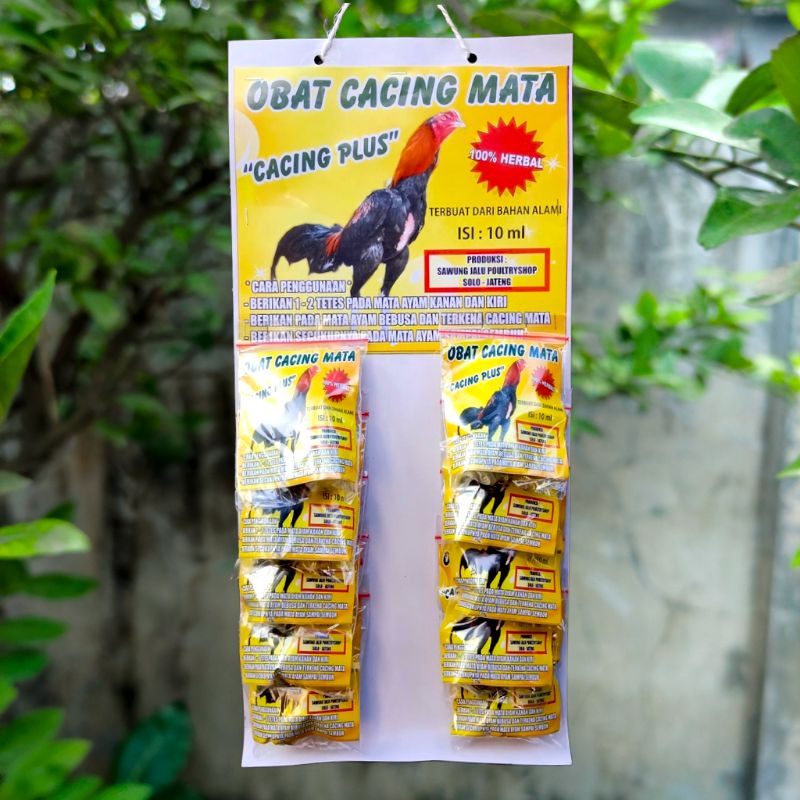 Jual OBAT CACING MATA SAWUNG JALU - Cacing Mata Plus Ayam dan Burung ...