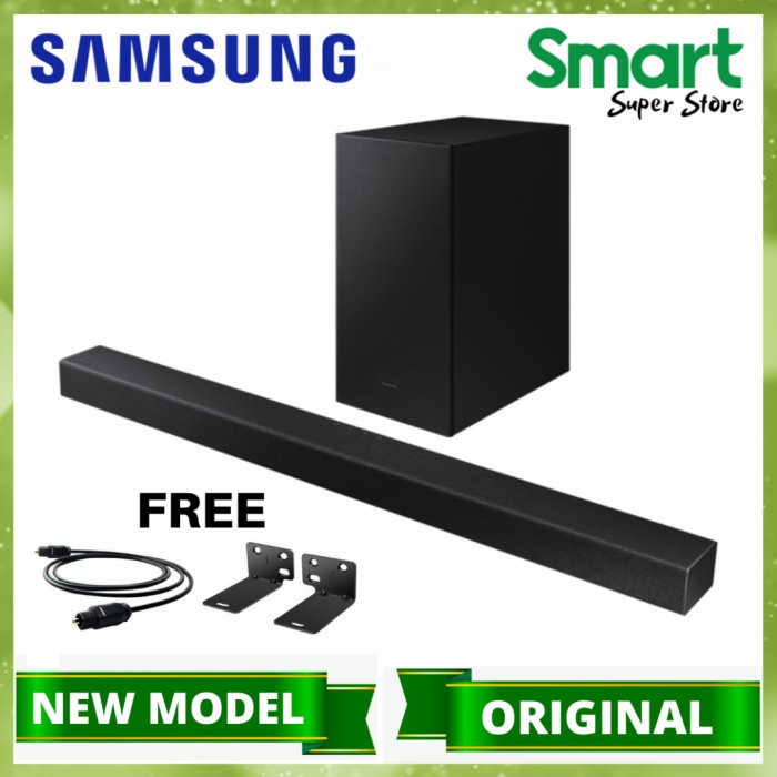 Jual Samsung Soundbar HW-A450 Dolby 2.1 RMS 300W wireless (2021 ...