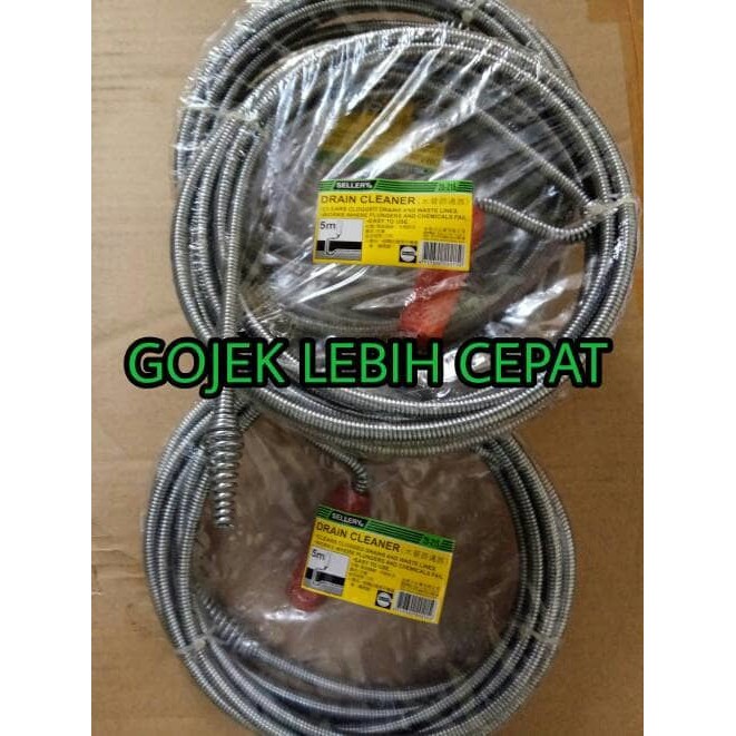 Jual Alat / Kawat Anti Sumbat Saluran Pembuangan Air 5M - Alat Rojok ...