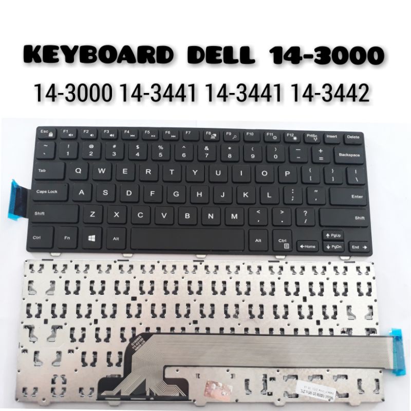 Jual KEYBOARD DELL INSPIRON 14-3000 VOSTRO 14-3459 3468 3478 5459 5468 ...