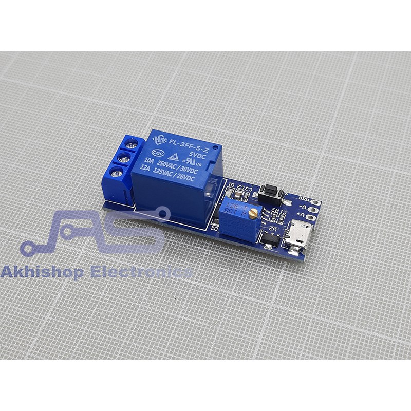 Jual 1 Channel Relay Module 5-30V Low Level Trigger with USB | Shopee ...