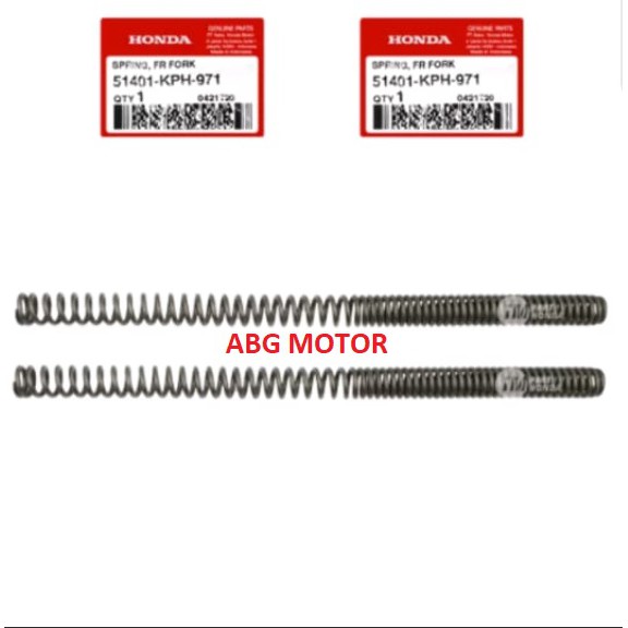 Jual PER SHOCK DEPAN SHOCKBREAKER HONDA KARISMA SUPRA X 125 ORIGINAL ...