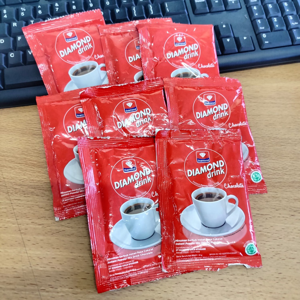 Jual Diamond Drink Chocolate Minuman Cokelat Sachet | Shopee Indonesia