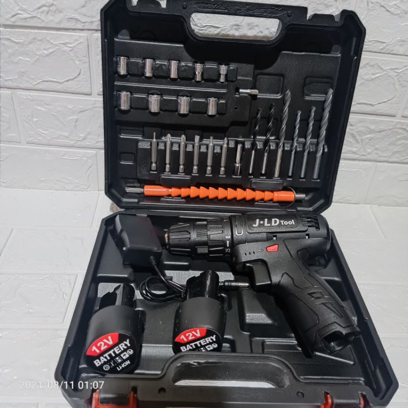 Jual Bor cas JLD 12 volt 2 Baterai - mesin bor jld baterai 12V ...