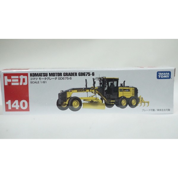 Jual Takara Tomy Tomica 140 Komatsu Motor Grader GD675-6 | Shopee Indonesia