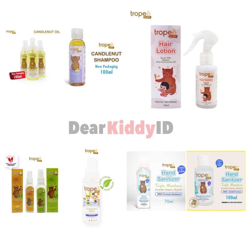 Jual SALE SALE TROPEE Bebe HAIR LOTION 100ml / BODY WASH / SHAMPOO / SHAMPOO & BODY WASH ...