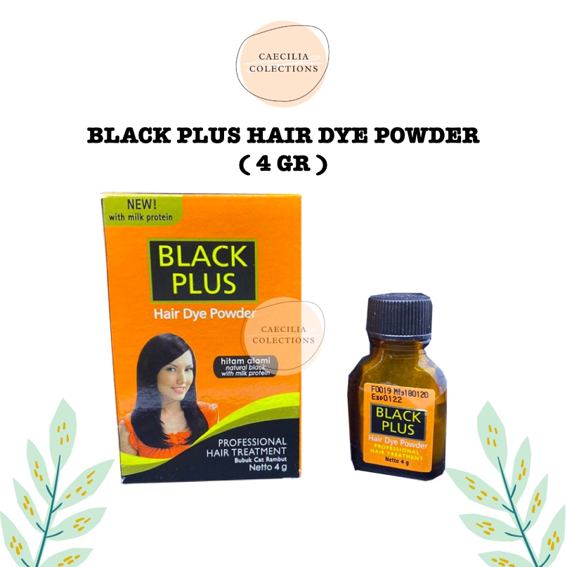 Jual CC Black Plus Hair Dye Powder / Semir Rambut 4 g | Shopee Indonesia