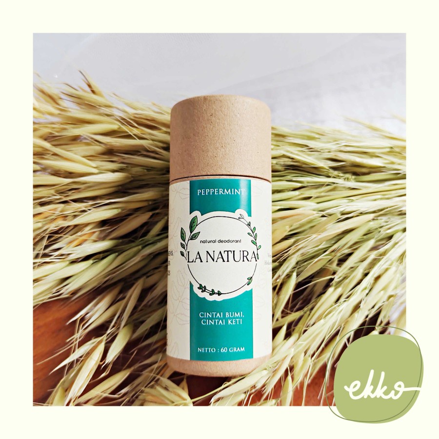 Jual La Natura - Natural Stick Deodorant (Peppermint) Deo Alami Zero ...
