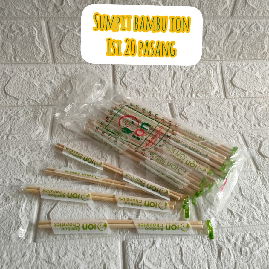 Jual Sumpit Bambu ION isi 40 dan 20 pasang | Shopee Indonesia