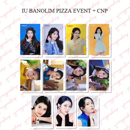 Jual [READY / SET] IU BANOLIM PIZZA + CNP IIUU PHOTOCARD FAN MADE ...
