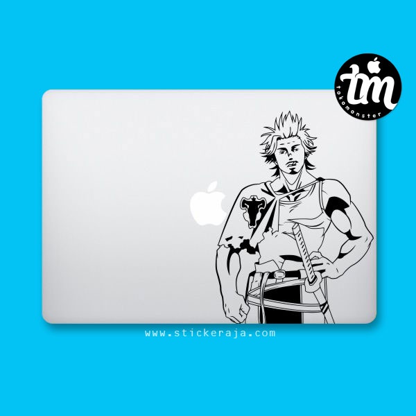 Jual Stiker Laptop MacBook Asus Acer Dell Lenovo - Sticker Black Clover ...