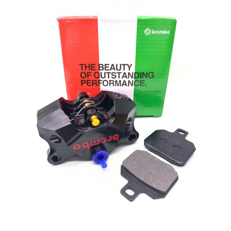 Jual kaliper Rem 2 piston CNC warna Black produk thailand | Shopee ...
