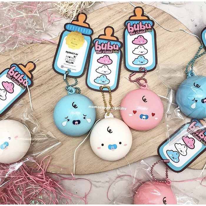 Jual SKY_T - Squishy licensed mini bubu baby bun by_squishy (100% ORI ...