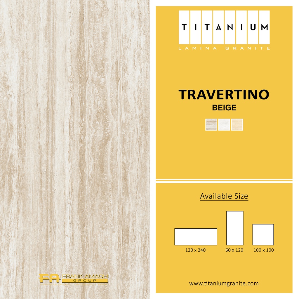 Jual TITANIUM - NATURAL MARBLE - TRAVERTINO BEIGE | Shopee Indonesia