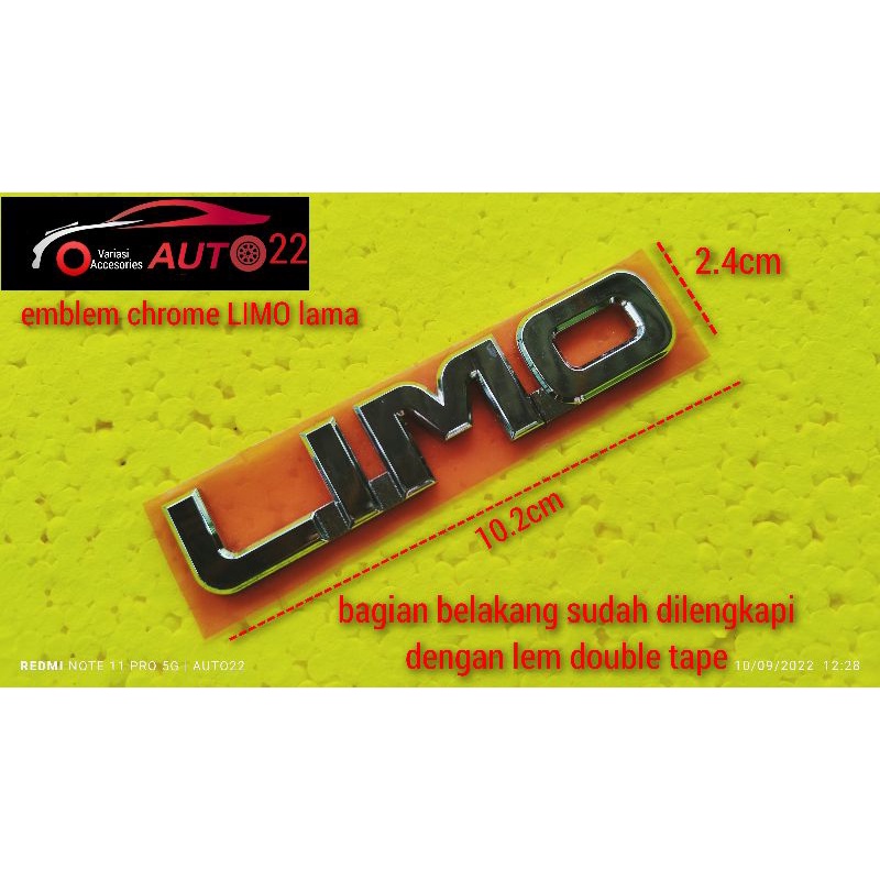 Jual emblem limo tulisan limo logo LIMO | Shopee Indonesia