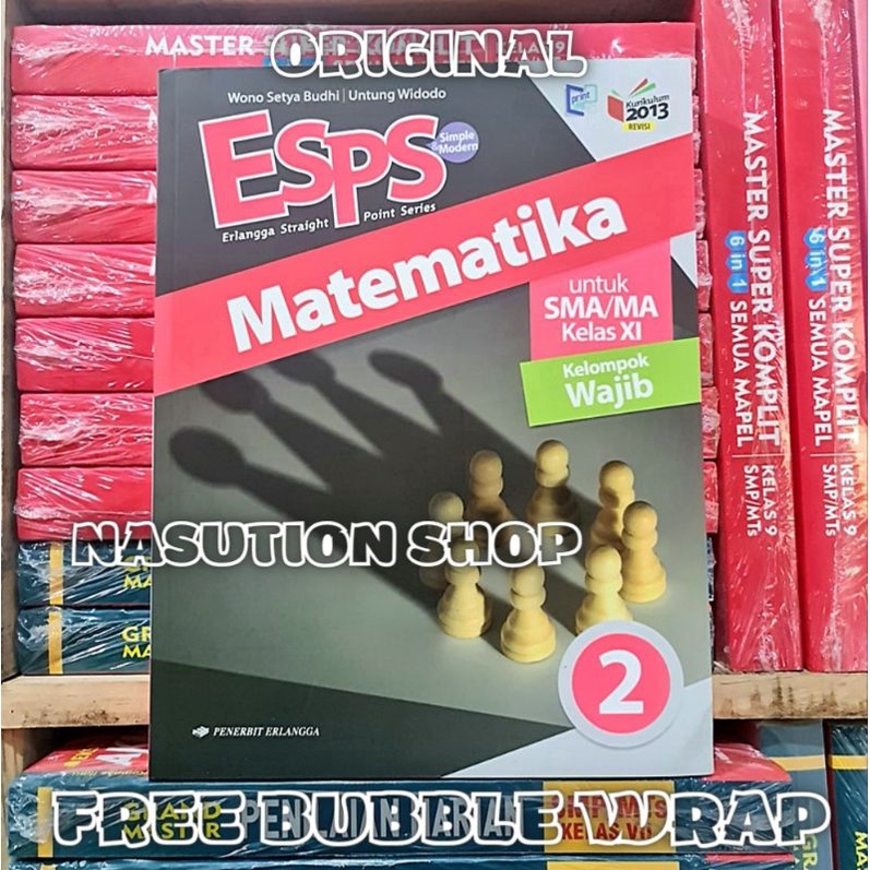 Jual Buku Esps Matematika Kelas 2 / Xl 11 SMA K13 Revisi Erlangga Kelompok Wajib Original LAMA ...