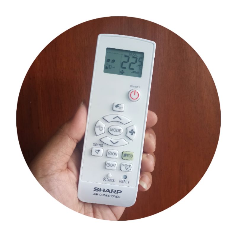 Jual Remot AC Sharp Original J-TECH Inverter CRMC-A998JBEZ | Shopee ...