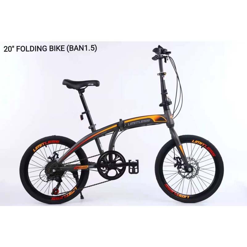 Jual Sepeda Lipat Limitless 20" 7speed | Shopee Indonesia