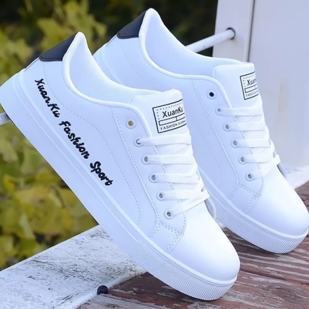 Jual Sepatu sneakers senji pria sepatu keres ootd Putih Hanasy 2022 ss ...
