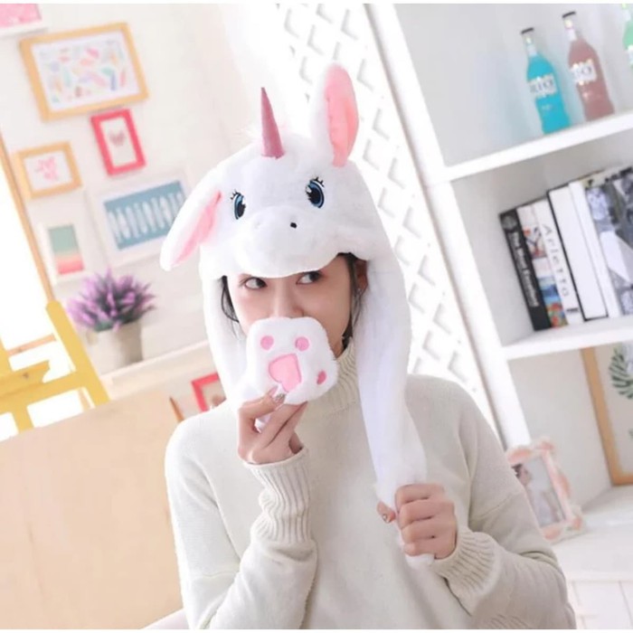 Jual BUNNY HAT LED TOPI KELINCI GERAK LED - BUNNY LED PINK | Shopee ...