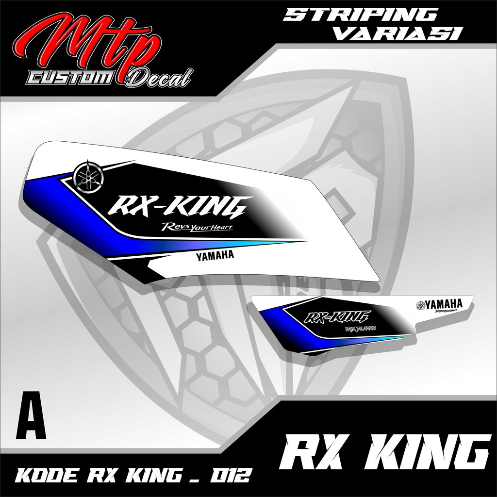 Jual Sticker Striping - Stiker Variasi list motor RX KING - 012 ...