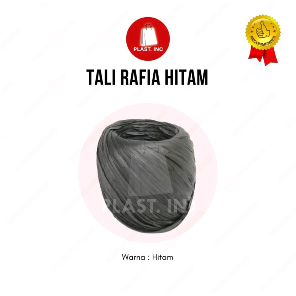 Jual TALI RAFIA / TALI PACKING / TALI GULUNG HITAM 850gr | Shopee Indonesia