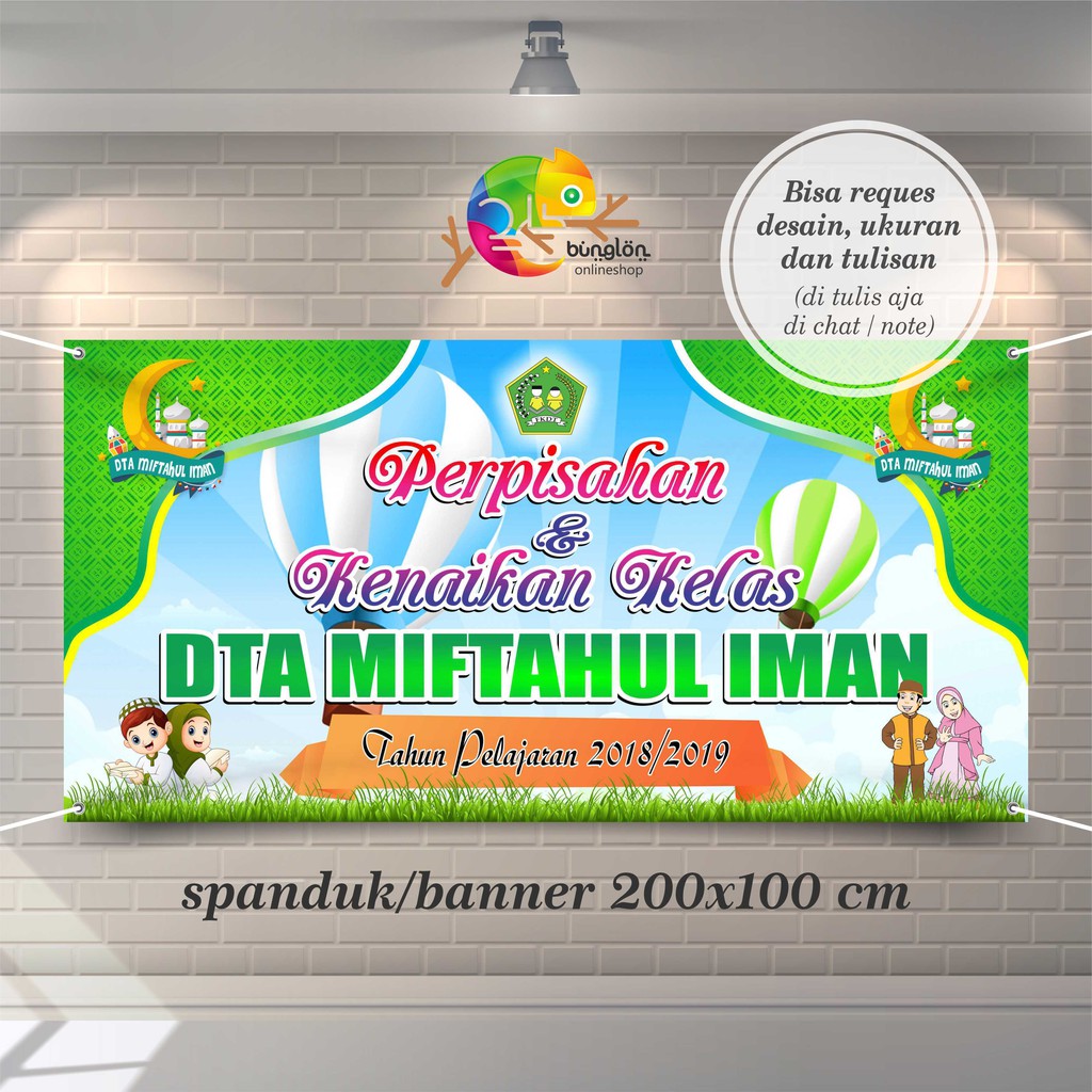 Jual Spanduk, Banner Event Perpisahan & Kenaikan Kelas | Shopee Indonesia
